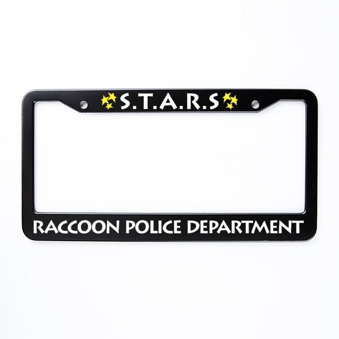 S.T.A.R.S Raccoon Police Department License Plate Frame Metal - Etsy