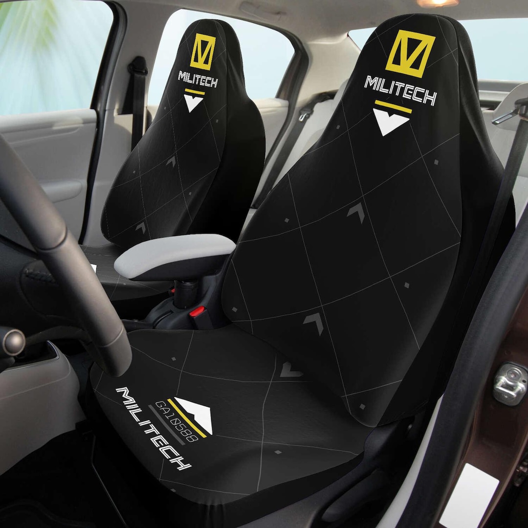 MILITECH Car Seat Covers, Cyberpunk Video Game Inspired Gamer Car Seat ...