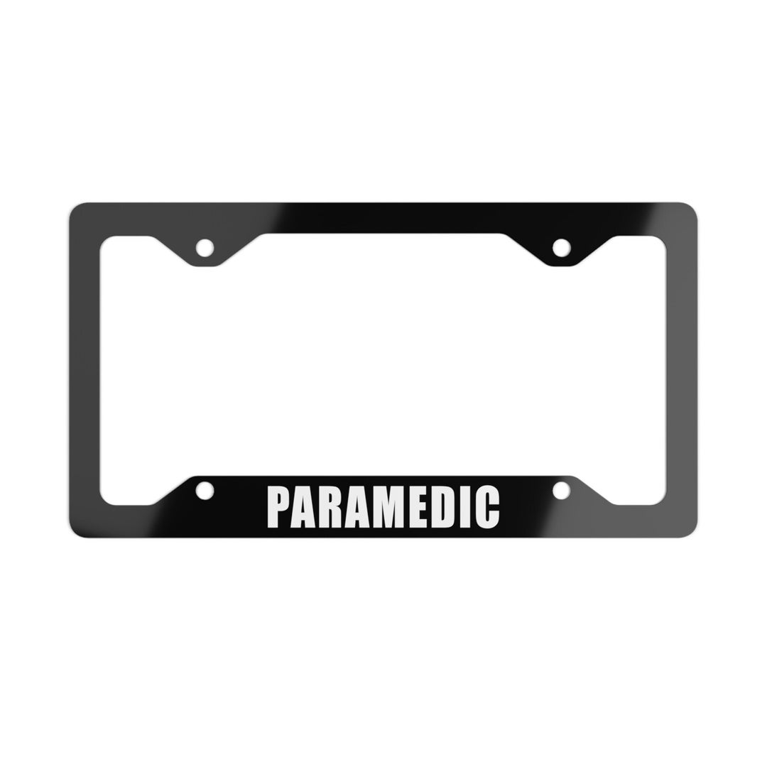 PARAMEDIC License Plate Frame, 100% Aluminum Medic Number Plate Frame ...