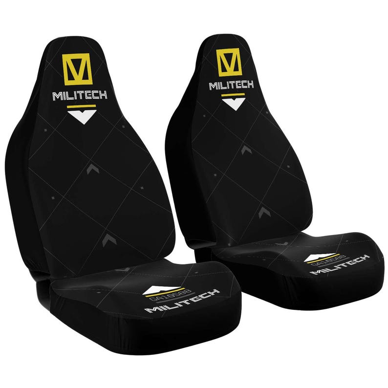 MILITECH Car Seat Covers, Cyberpunk Video Game Inspired Gamer Car Seat ...
