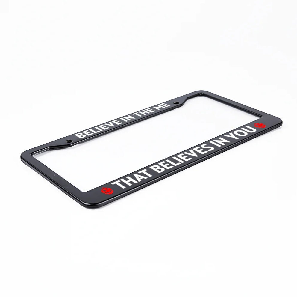 Gurren Lagann License Plate Frame, Believe in the Me That Believes in ...