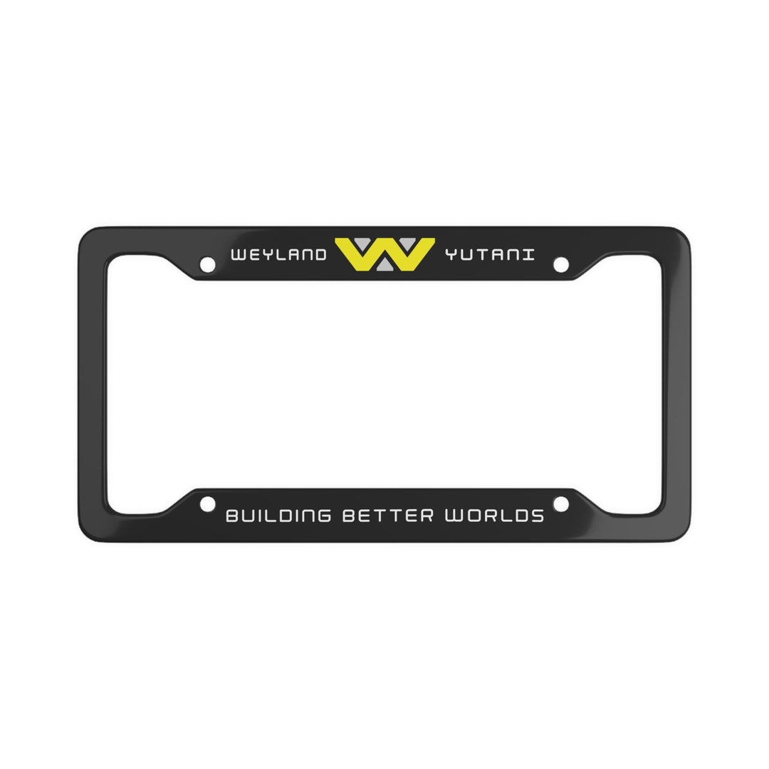 Weyland-yutani License Plate Frame, Custom Weyland Yutani Number Plate ...