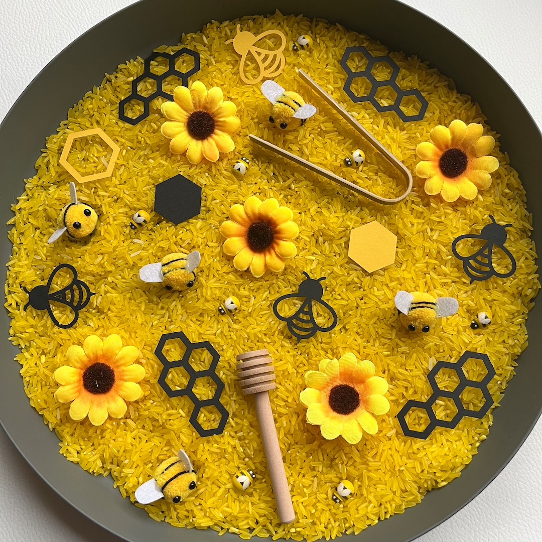 Busy Bee Sensory Tray Kit - Etsy UK