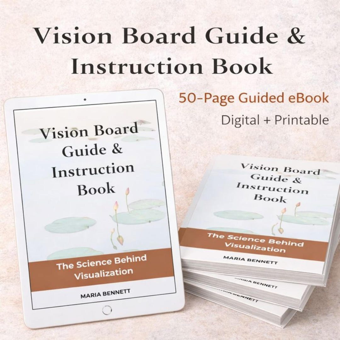 Vision Board Guide for Manifestation & Spiritual Growth | Step-by-step ...