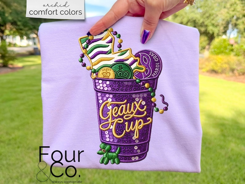 Mardi Gras Shirt, Geaux Cup Shirt - Etsy