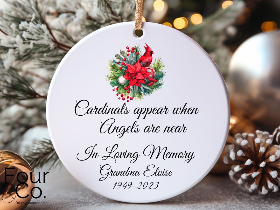 Memorial Ornaments Personalized, Personalized Memorial Christmas ...