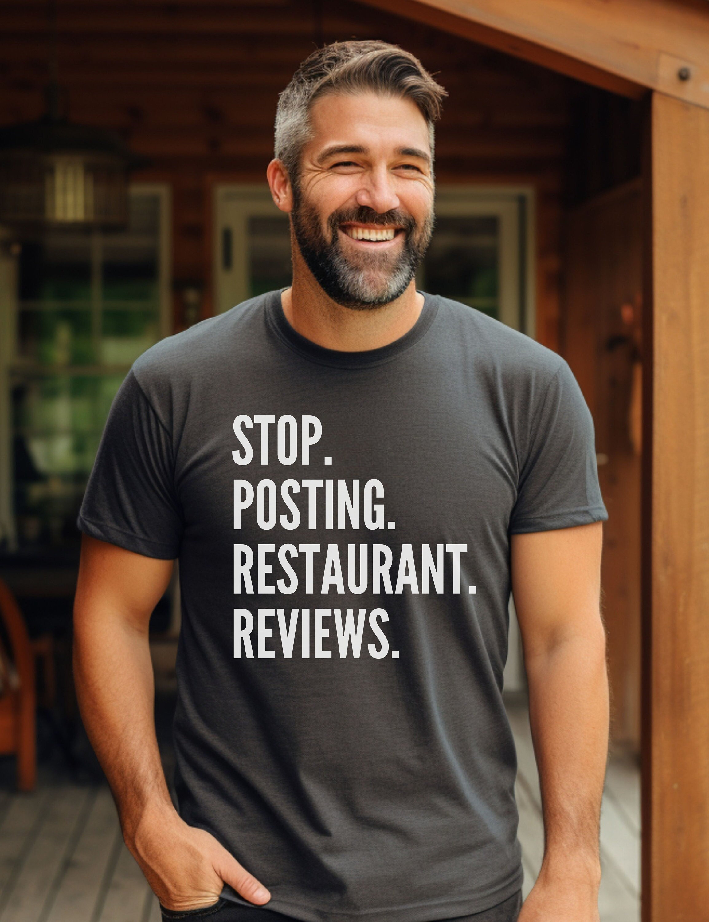Restaurant Review Shirt, Funny Graphic Tshirt, Funny Mens Shirt, Mens ...