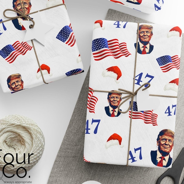 Trump Wrapping Paper - Etsy