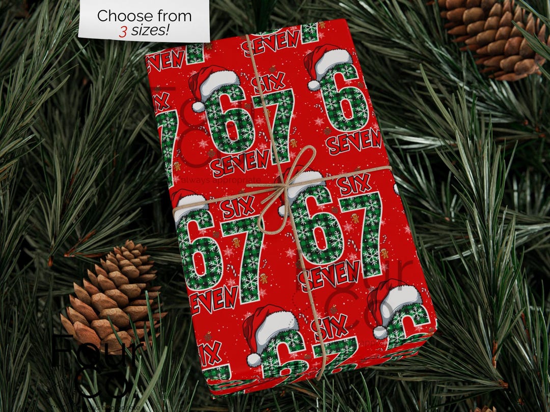 6-7 Wrapping Paper, 67 Christmas Gift Wrap - Etsy