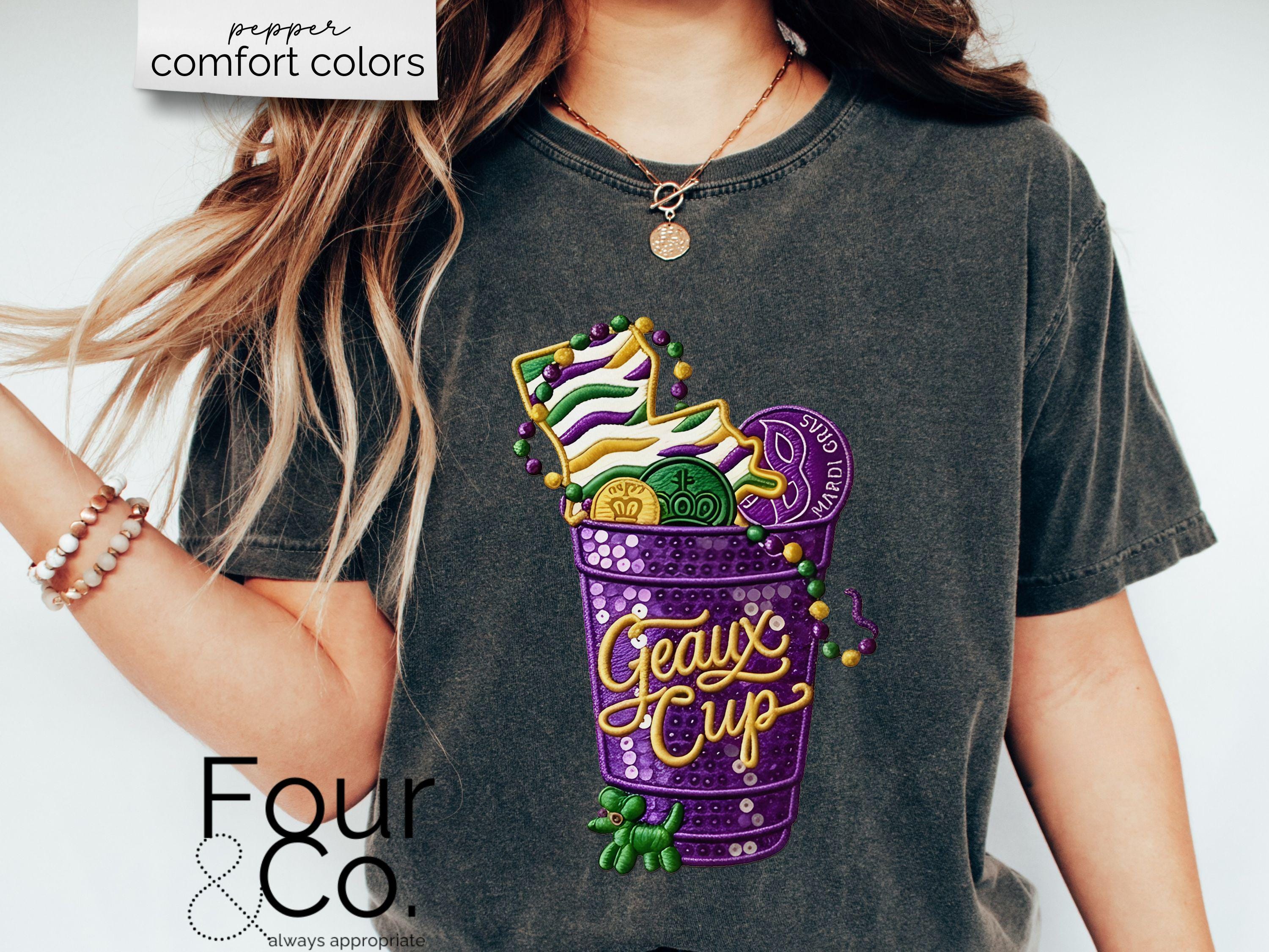 Mardi Gras Shirt, Geaux Cup Shirt - Etsy