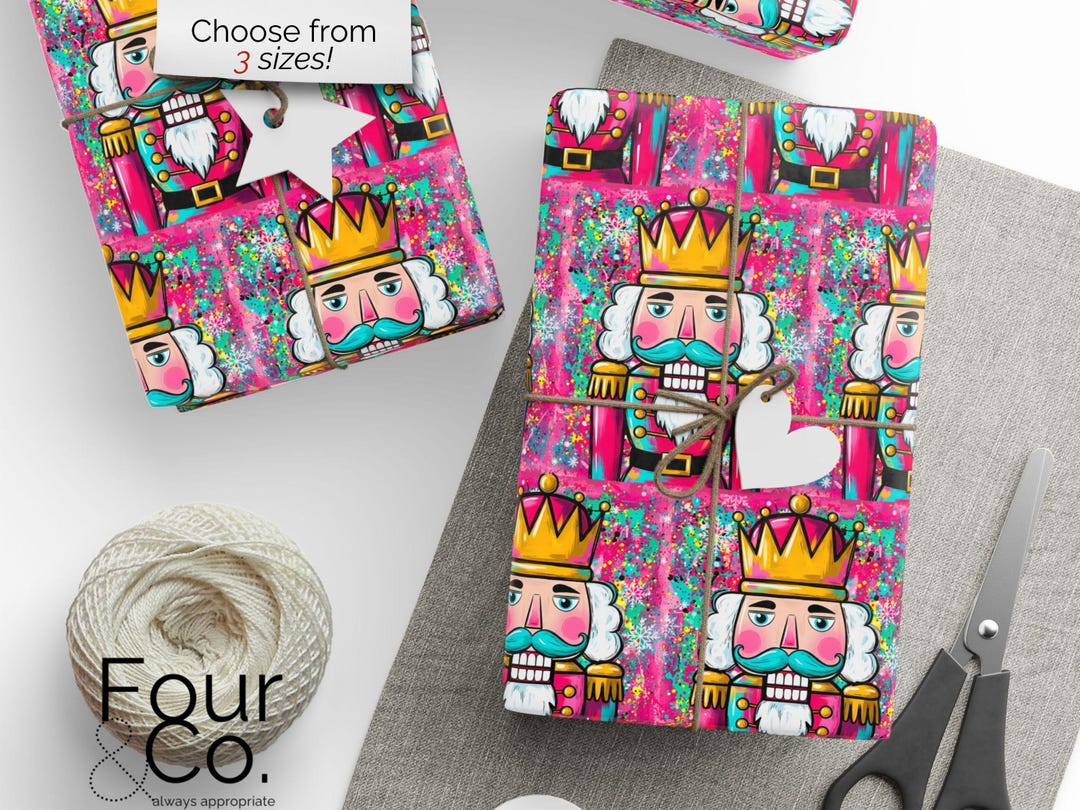 Nutcracker Wrapping Paper, Nutcracker Christmas Paper - Etsy