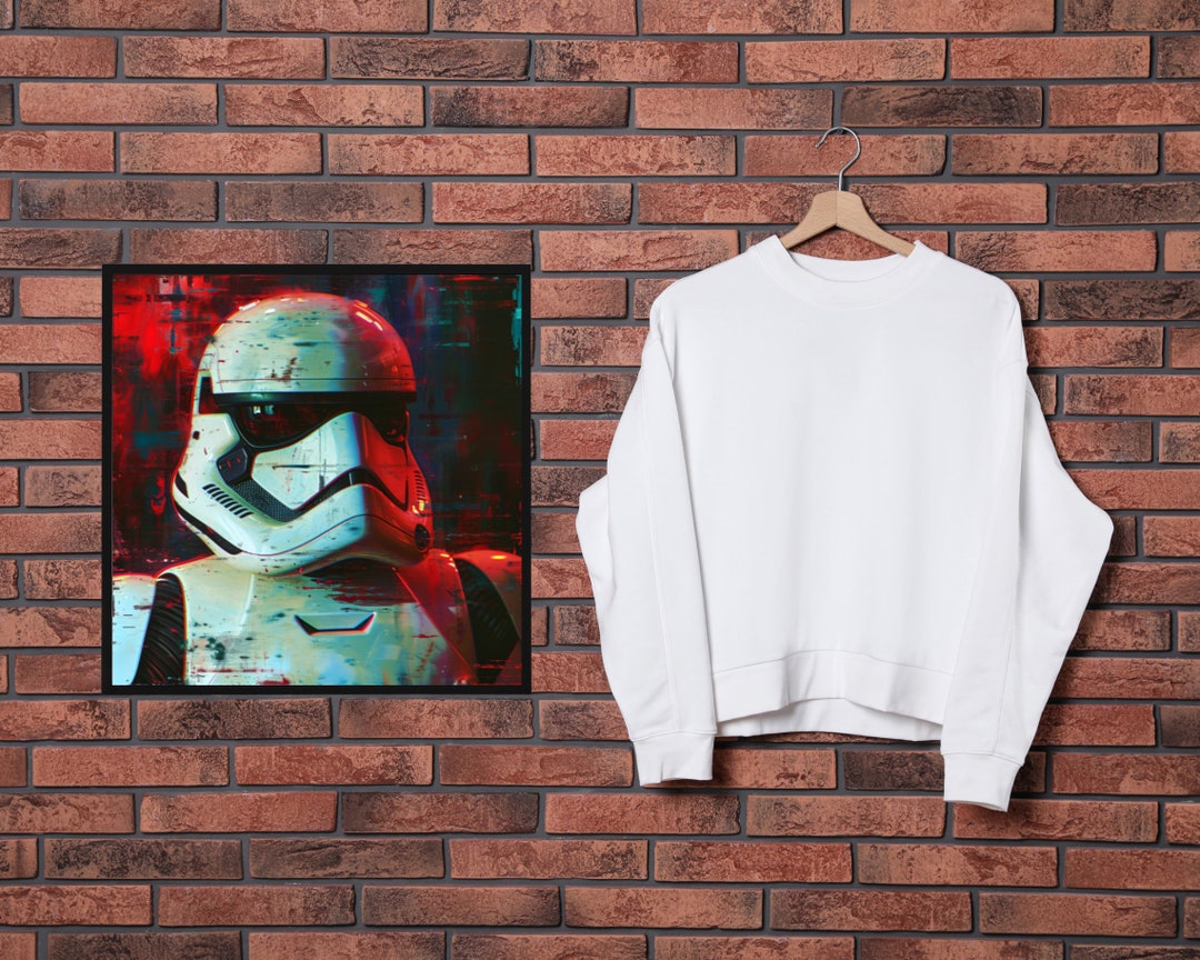 Stormtrooper Watercolor Poster, Tk Trooper Star Wars Art Print for Home ...
