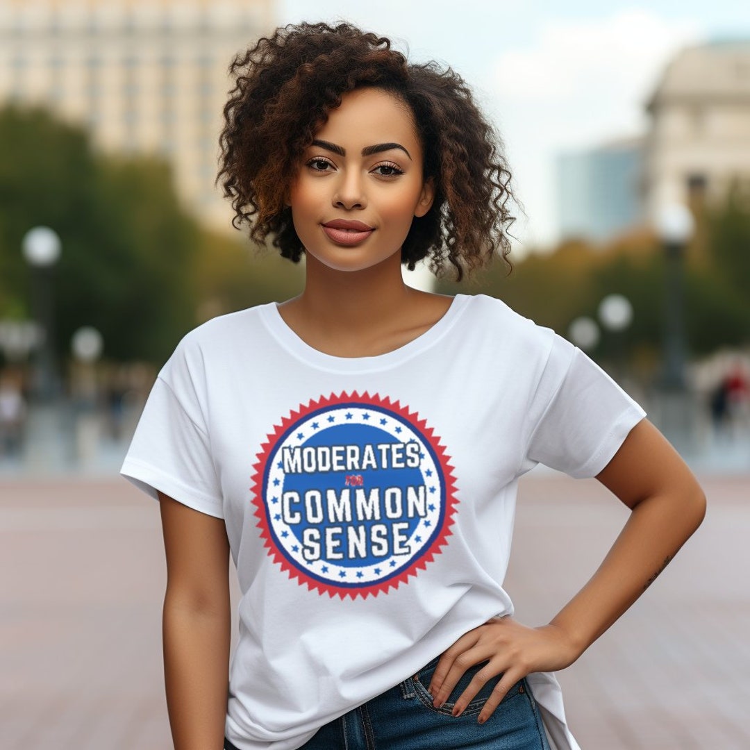 Moderates for Common Sense 2024 Election Shirt, Funny Political Tshirt ...