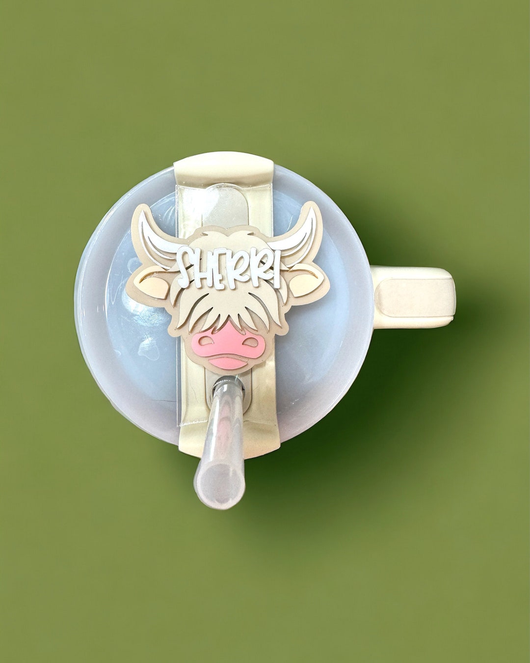 Highland Cow Topper for Stanley Tumbler 30/40 Oz Quencher H2.0 -teacher ...