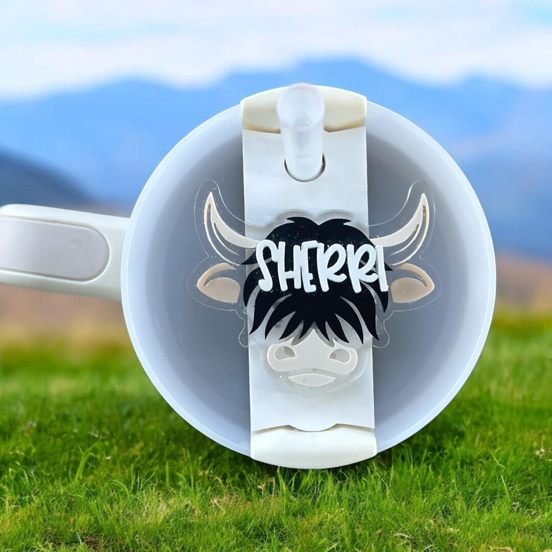 Highland Cow Topper for Stanley Tumbler 20/30/40 Oz Quencher H2.0 -cow ...