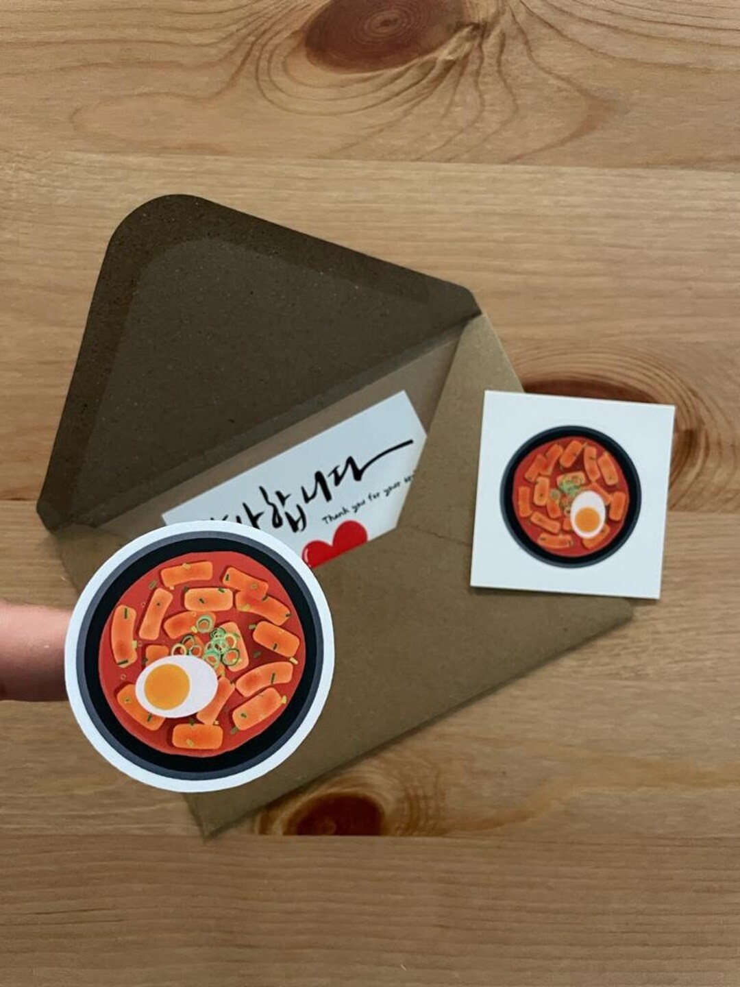 Tteokbokki Sticker Korean Stationary Korean Sticker Korean Stationery ...