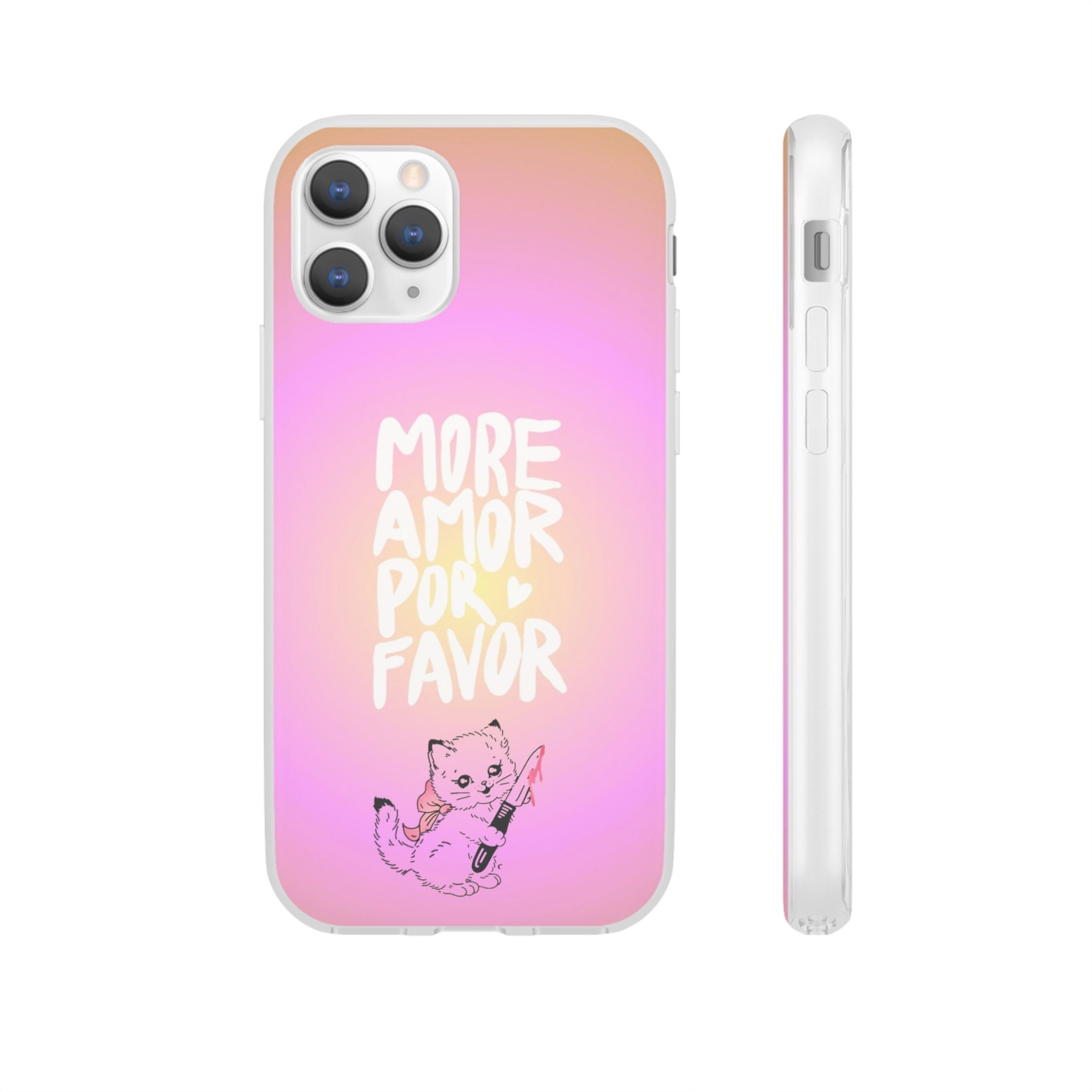 Cute Pink Case Amor Simple Iconic Pink - Etsy