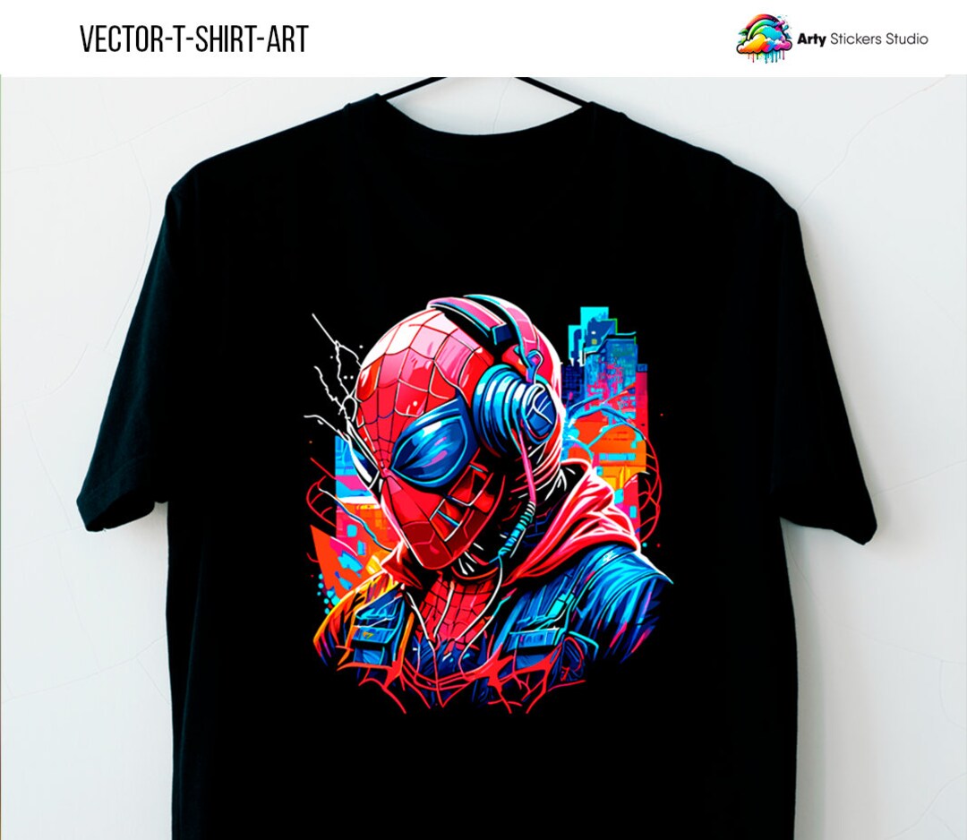 4 One-of-a-kind Designs, 4 Variations, Spider-man, Design, T-shirt ...