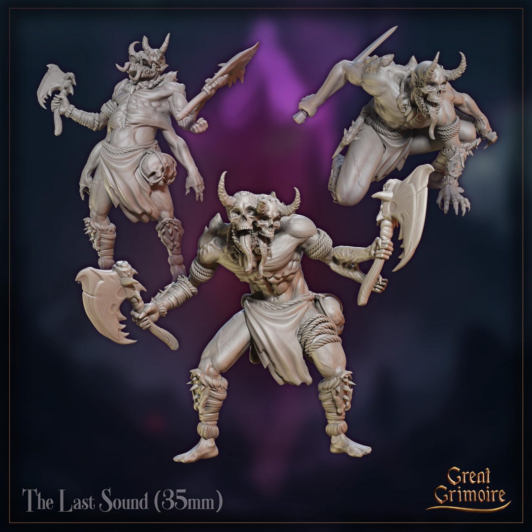 The Last Sound Triad Undead Demon Hunters by Great Grimoire Tabletop D ...