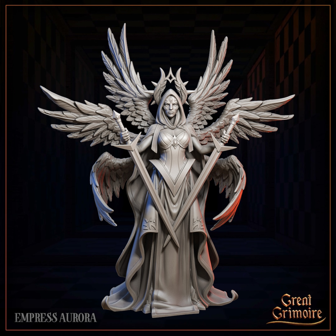 35mm Celestial Empress by Great Grimoire Tabletop D&D Fantasy Resin Printed - Etsy