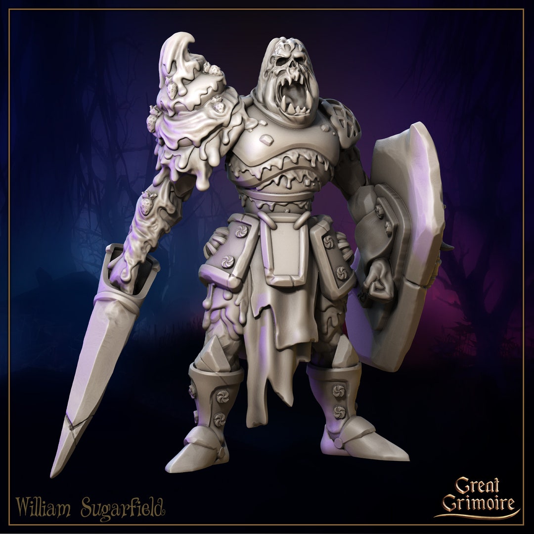 William Sugarfield Undead Candy Knight by Great Grimoire Tabletop D&D ...