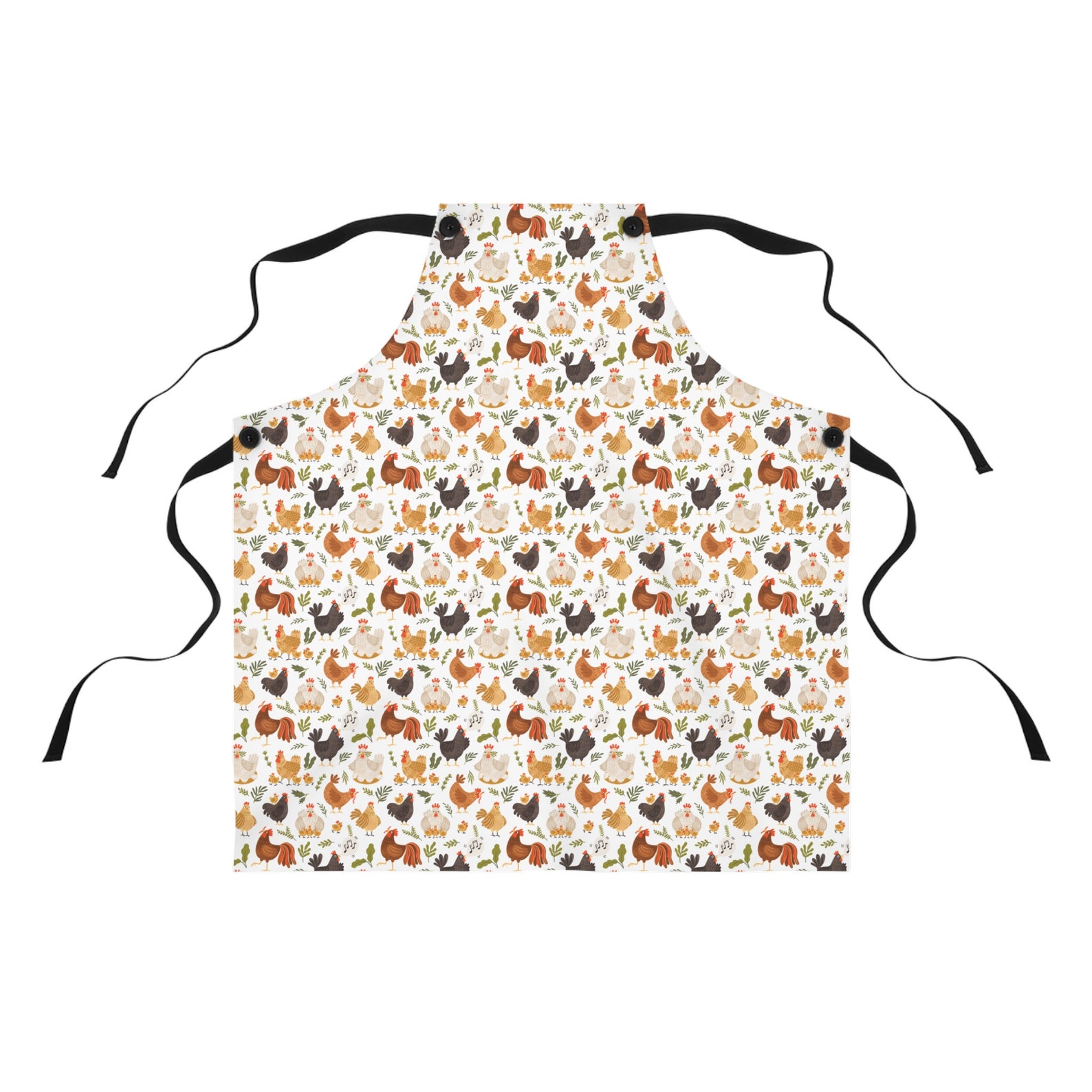 Chicken Pattern Apron Chicken Kitchen Accessory Cottagecore Gift for ...