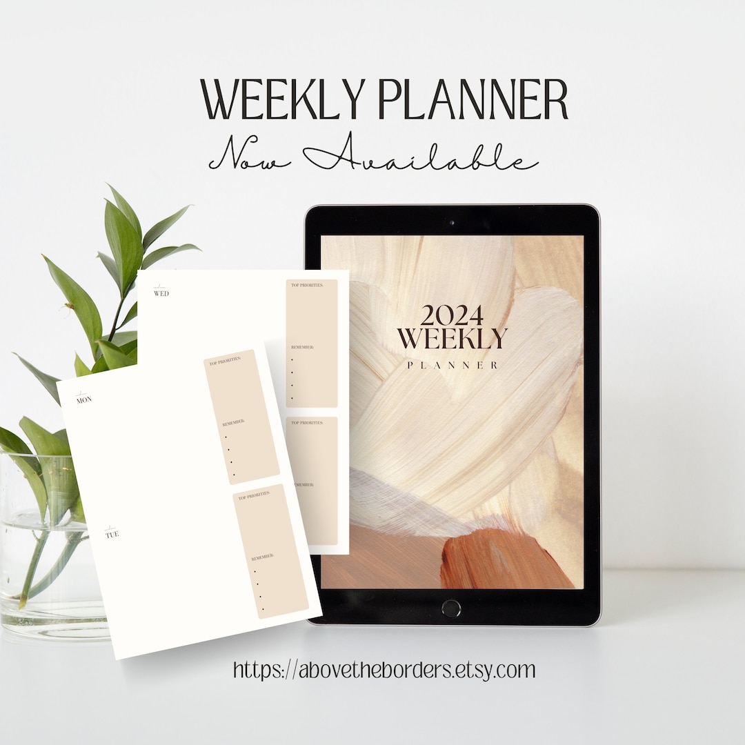 ULTIMATE 2024 Weekly Digital Planner | Undated | Goodnotes ...