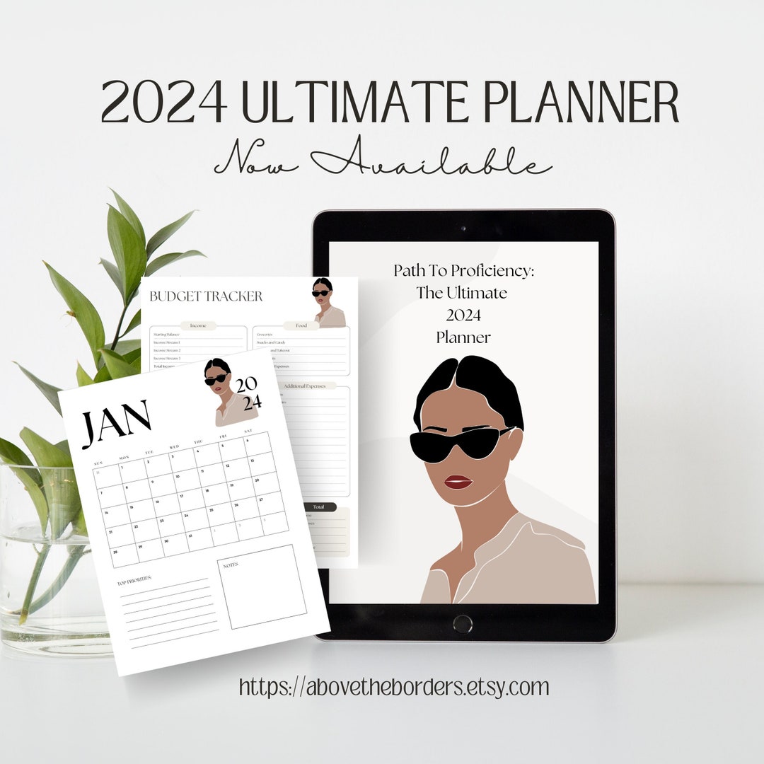 ULTIMATE 2024 Digital Planner | Undated | Goodnotes Compatibility ...