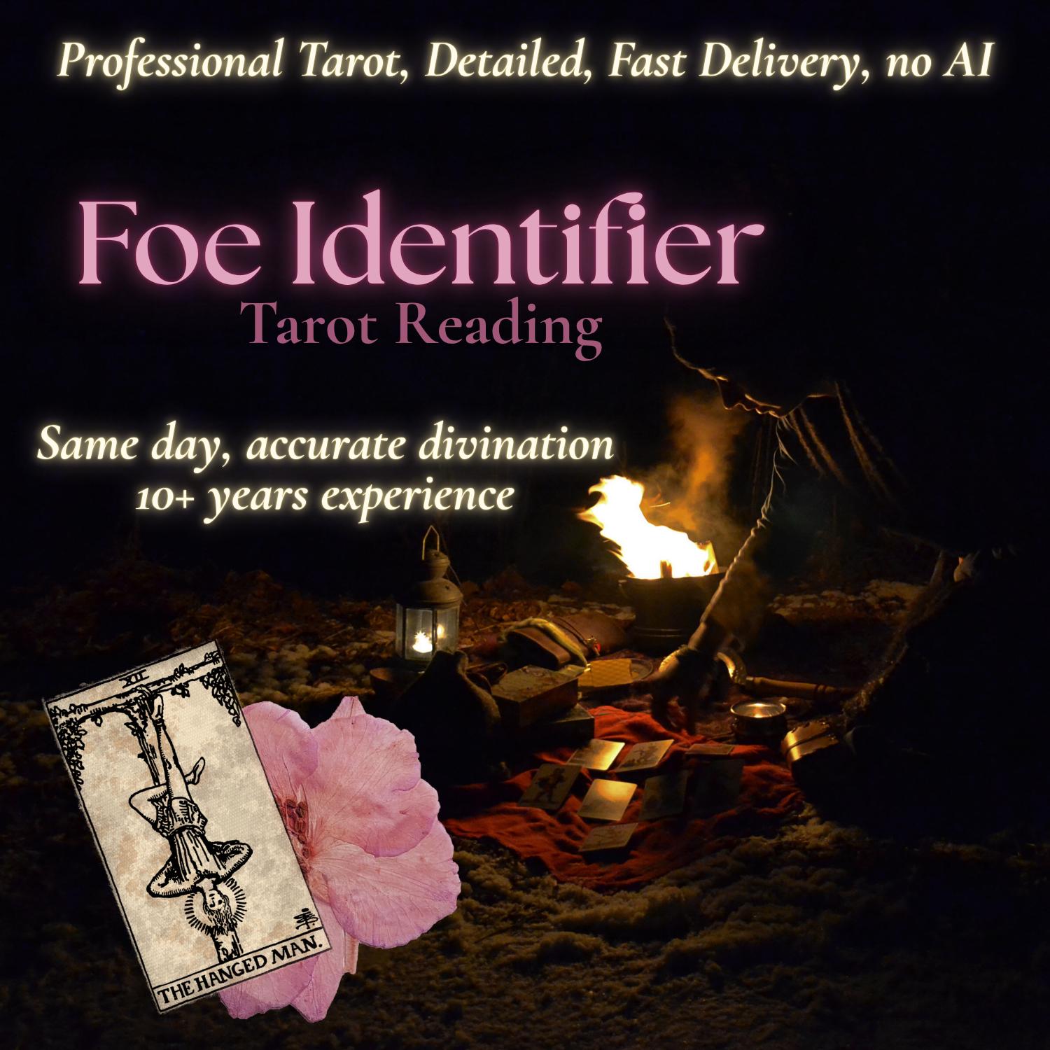 Foe Identification | Professional Tarot Reading, Oracle Reading ...