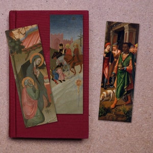 Orthodox & Catholic Art Printable Bookmarks Medieval Advent Nativity ...