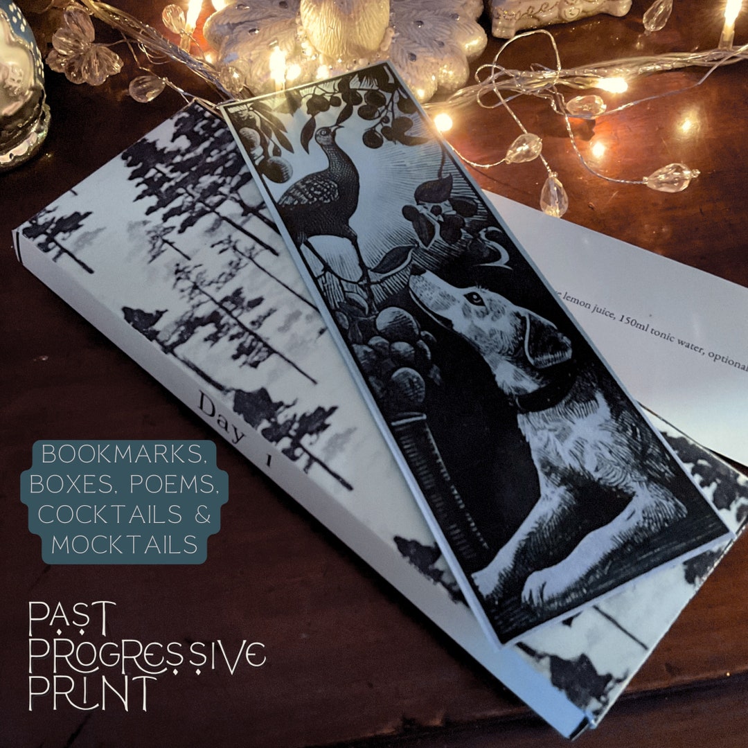 12 Days of Christmas Printable Bookmarks Set Poetry Teen - Etsy