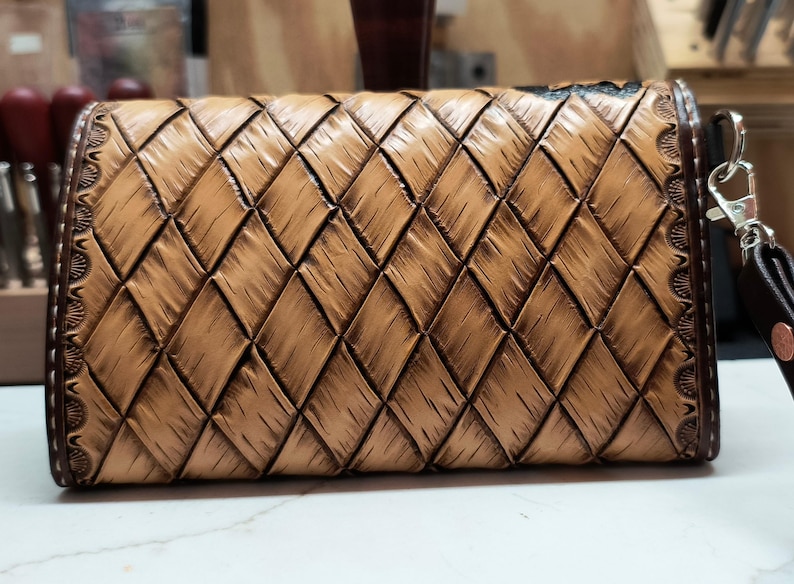 Handmade Hand Tooled Clutch Purse - Etsy