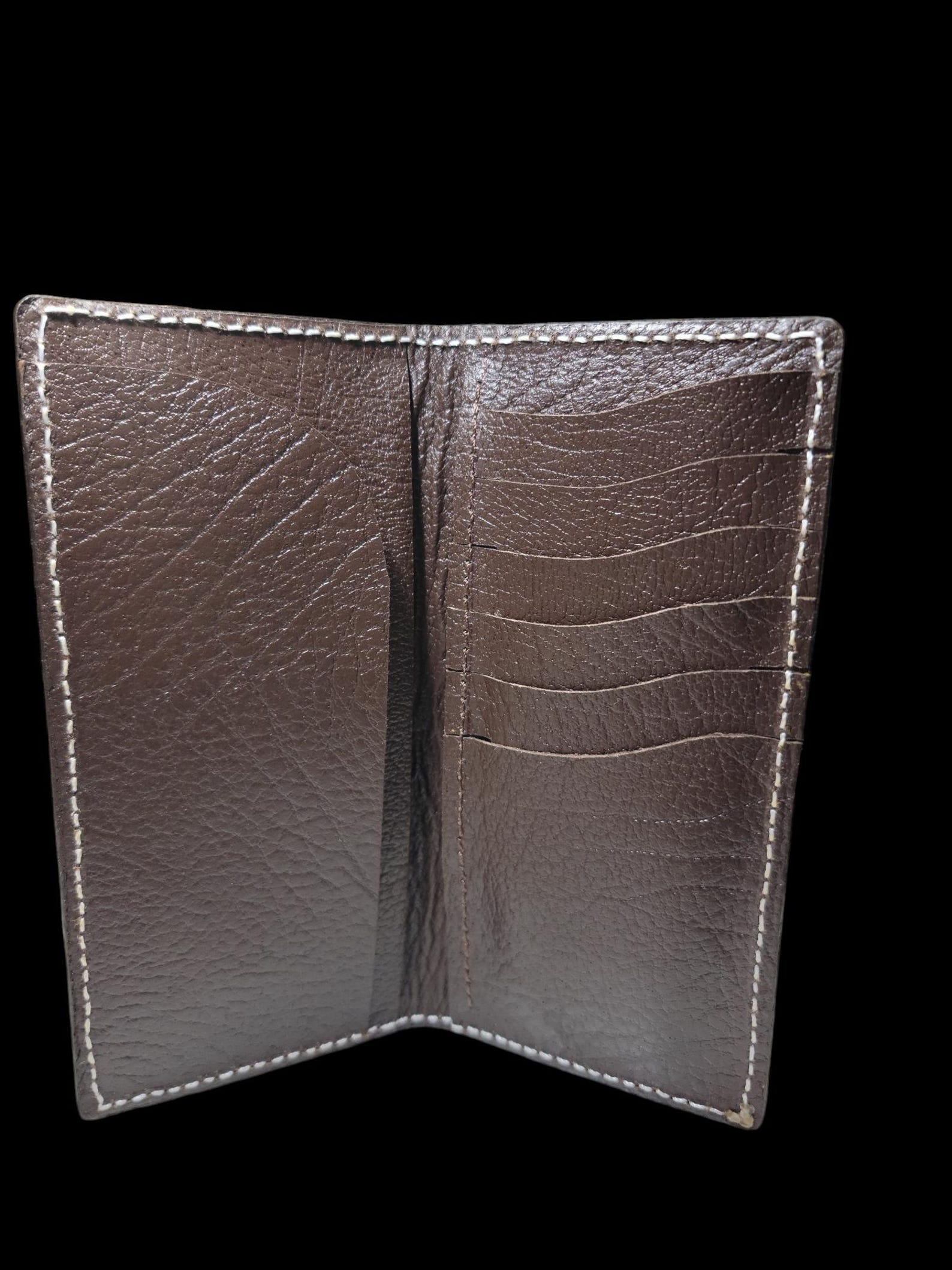 Handmade Hand Tooled Leather Roper Wallet - Etsy