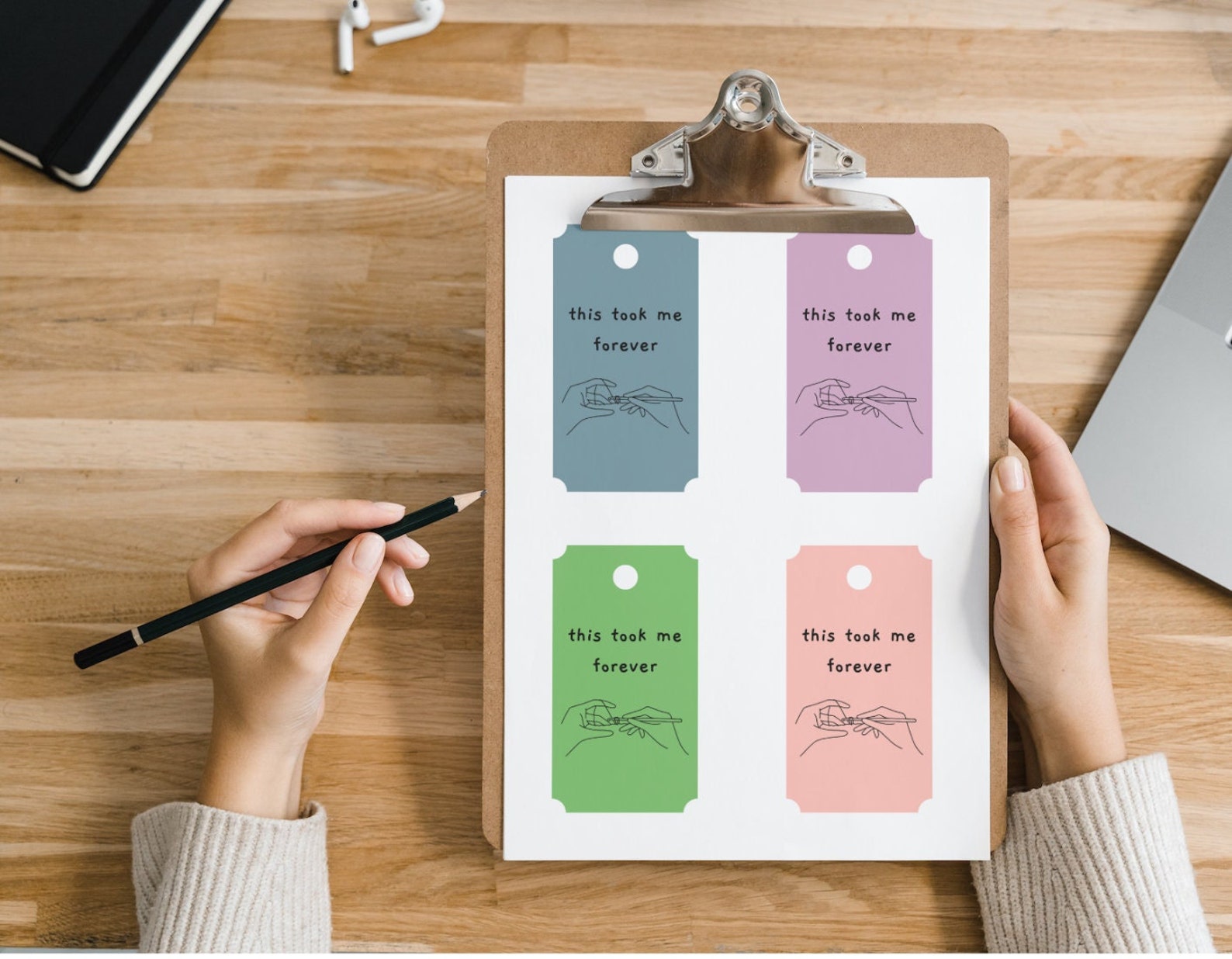 This Took Forever Gift Tags - Etsy