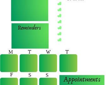 Weekly Organizer, Weekly Schedule, Weekly Planner Printable to Do List ...