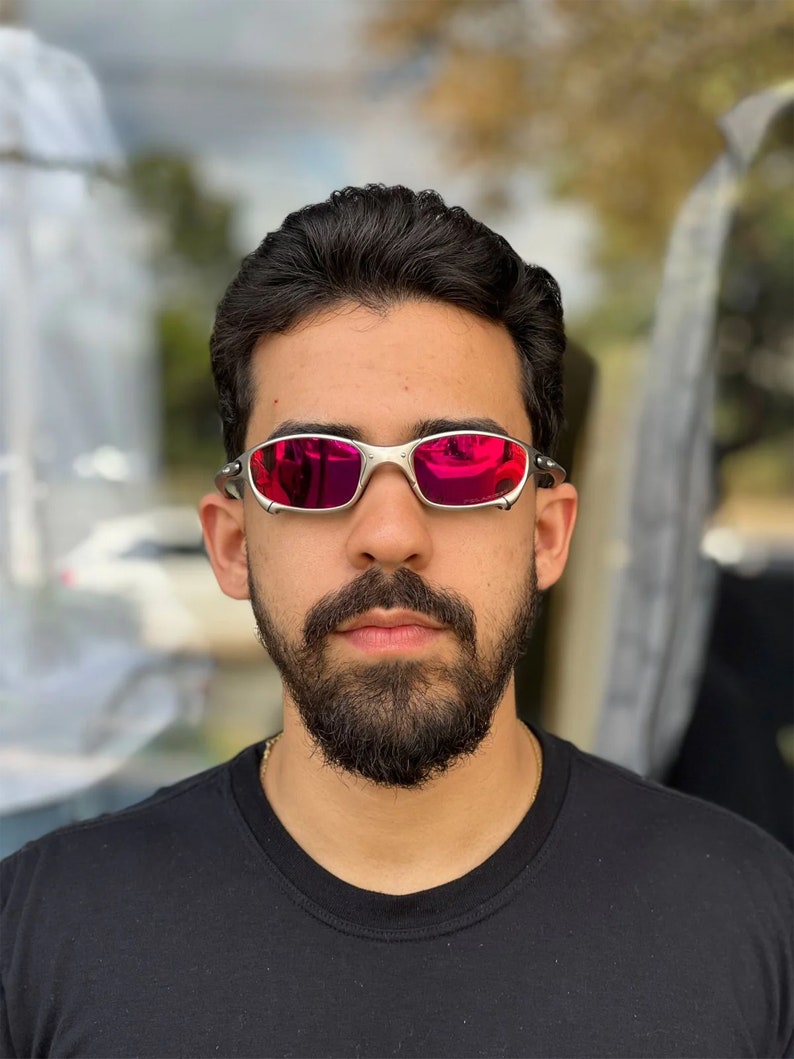 Juliet Red Sunglasses Cyclops Cycling Sunglasses Polarized Y2k ...