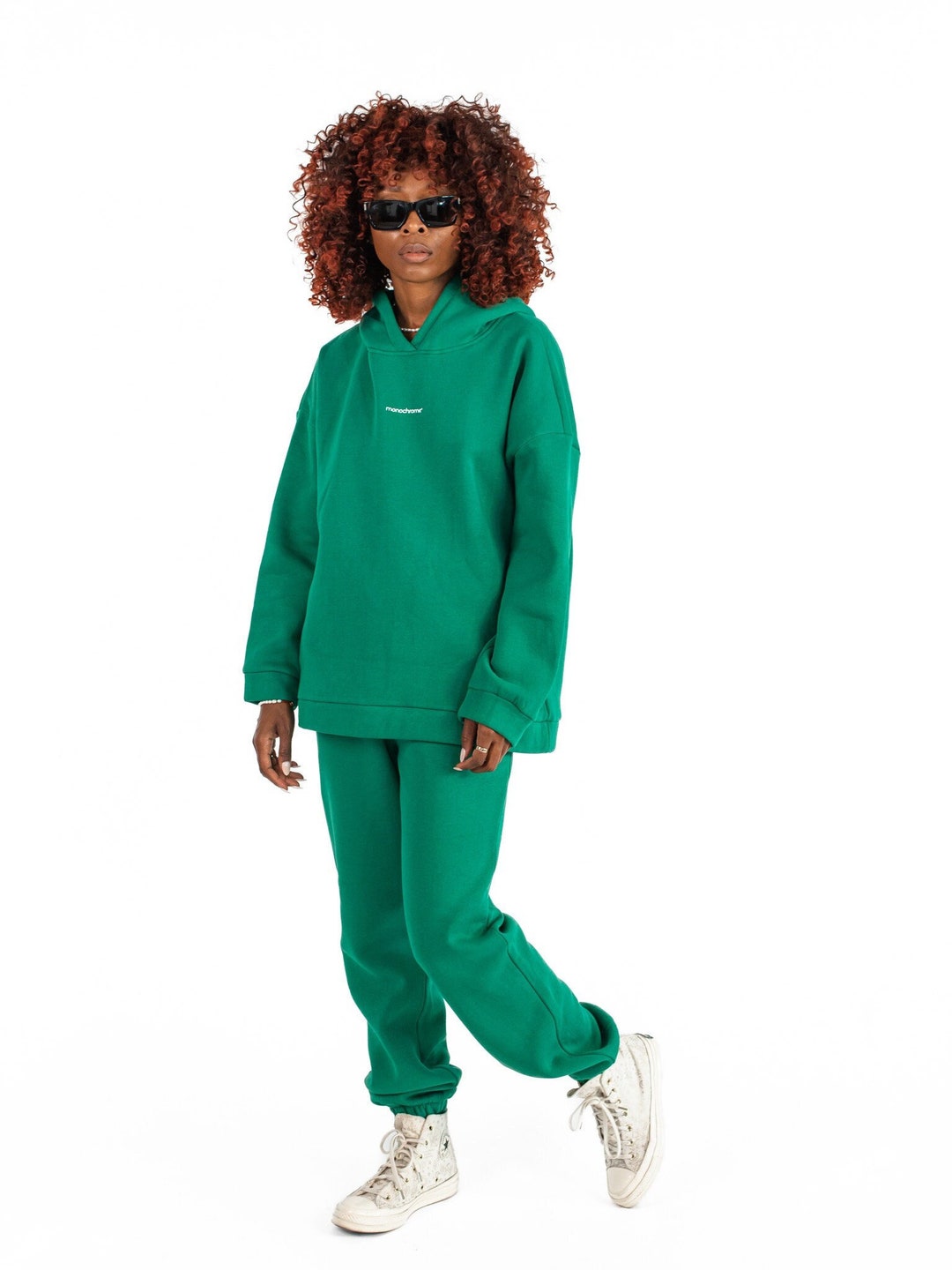 Green Monochrome Tracksuit - Etsy