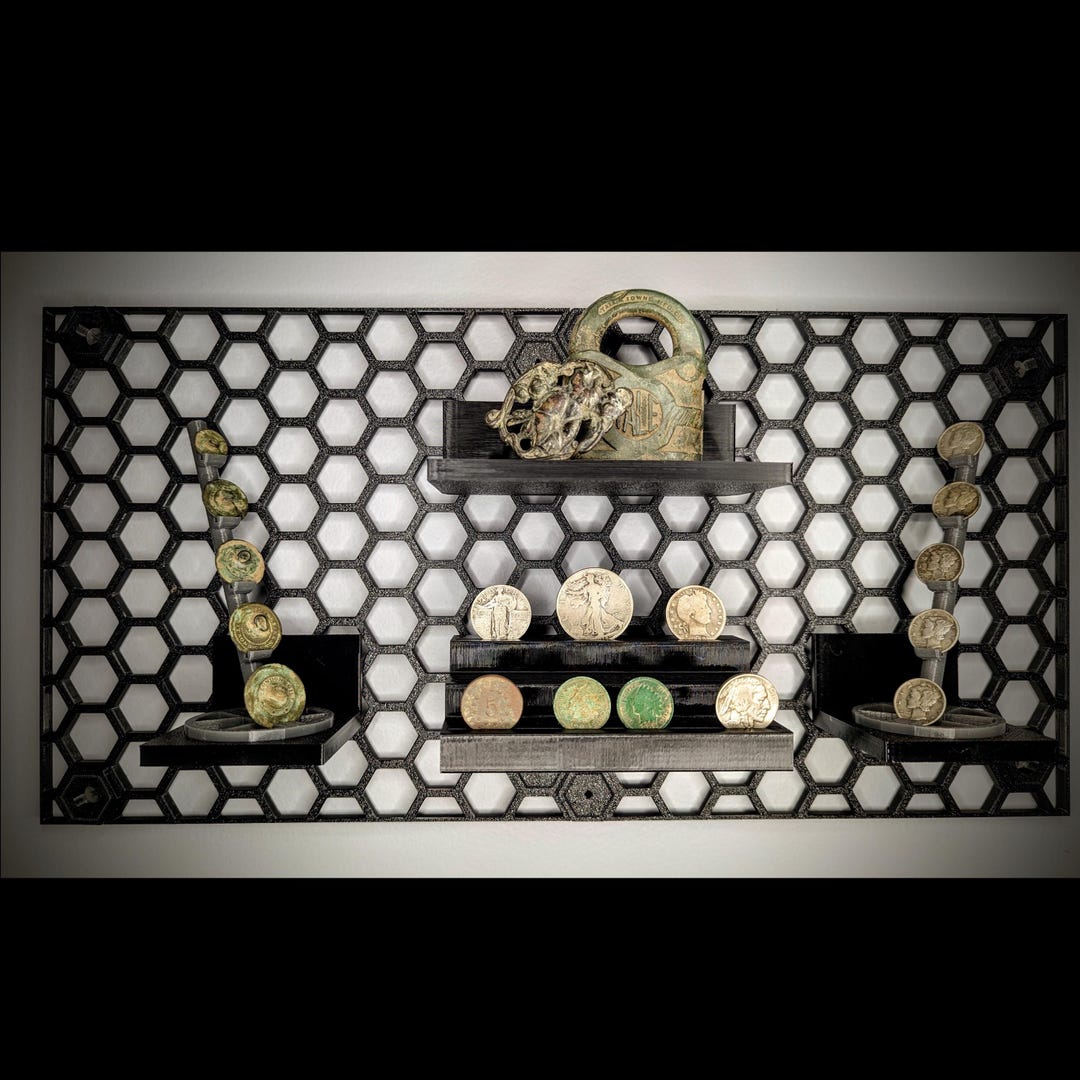 Treasure Wall Display: Modular Coin & Metal Detecting Finds Grid - Etsy