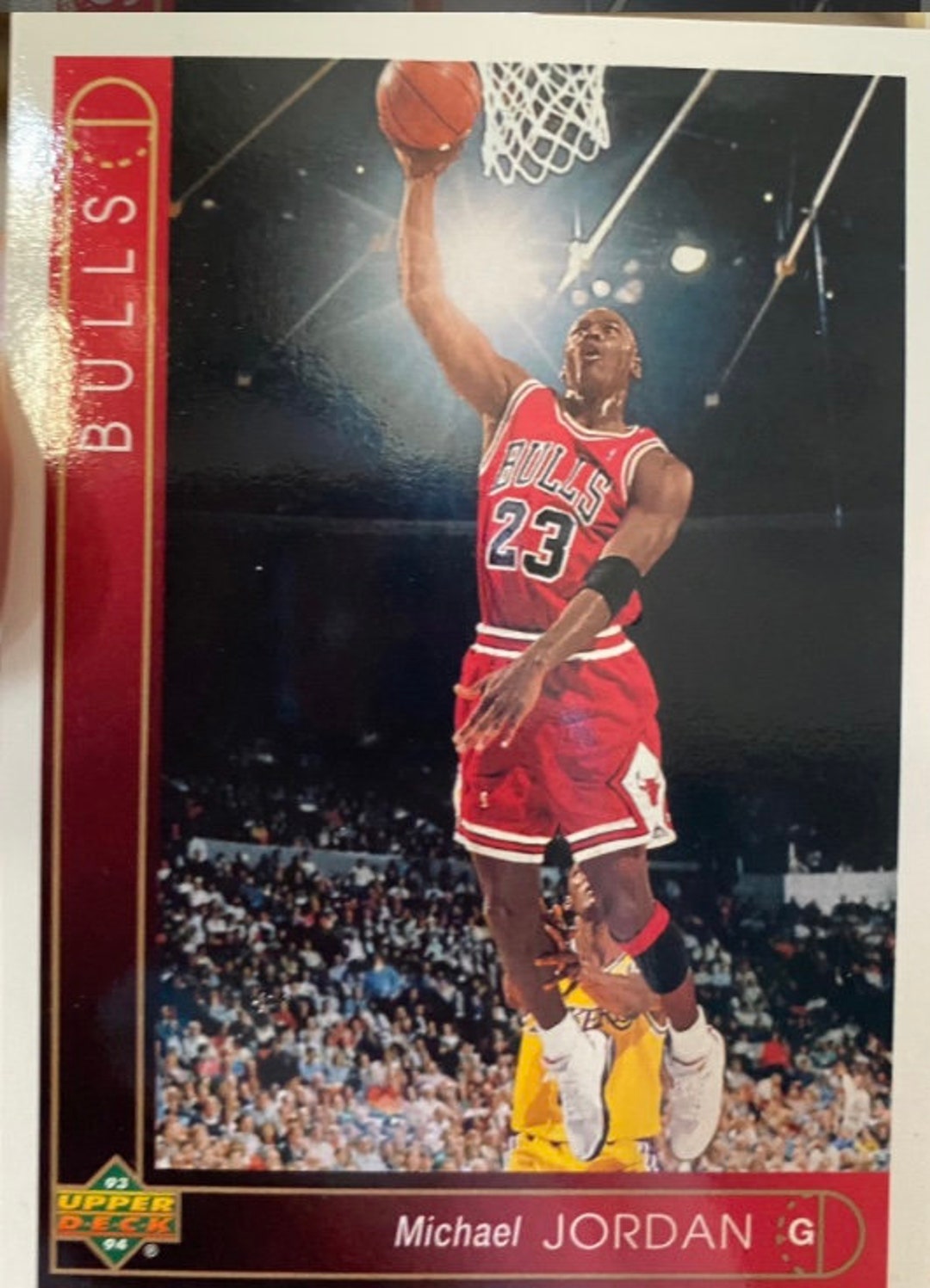 Michael Jordan Basketball Card - Etsy