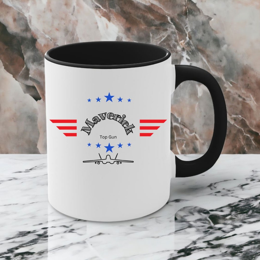 Fighter Jet Pilot-inspired Coffee Cup, Maverick Mug Retro Top Gun Air ...