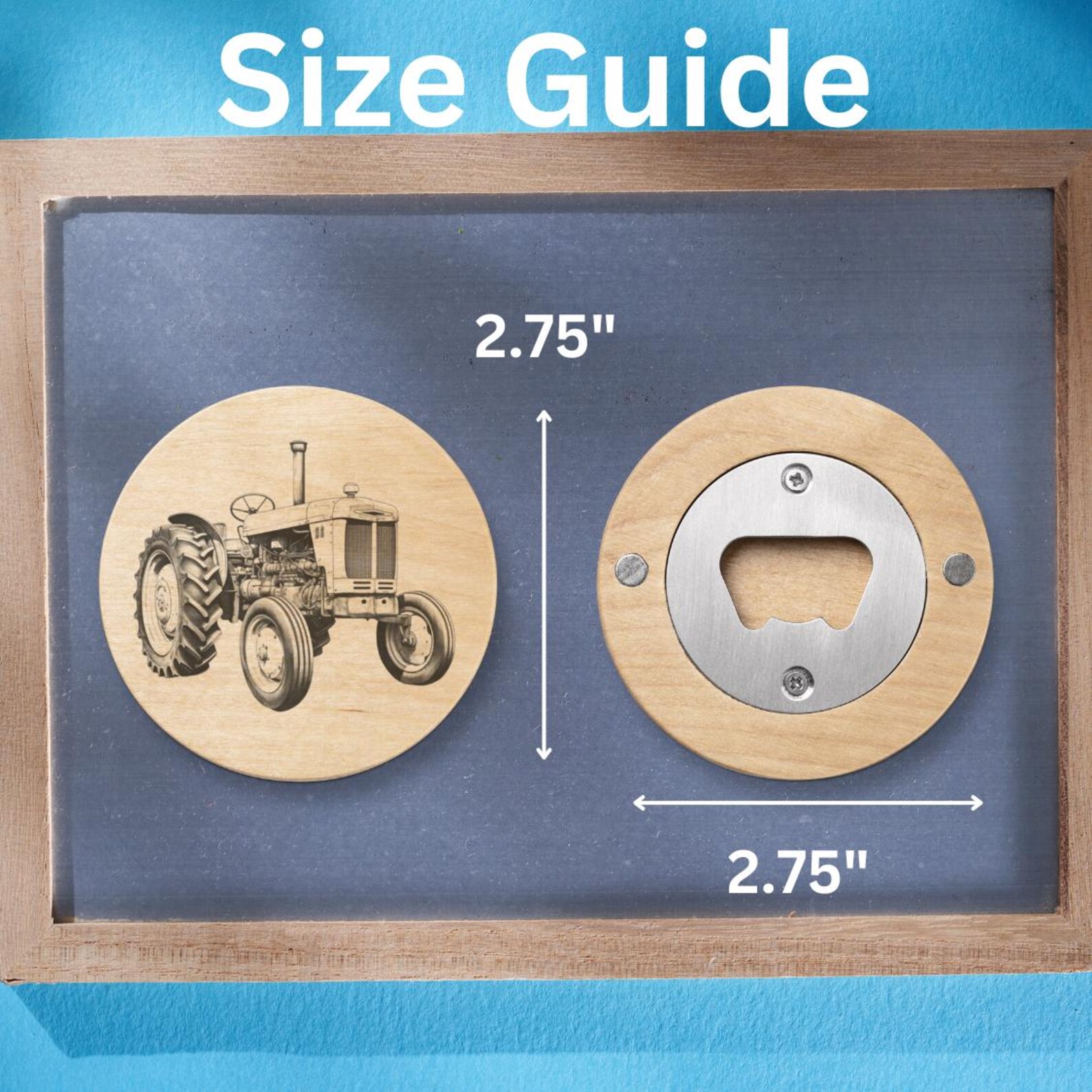 Tractor Theme Magnetic Bottle Opener, Farm Tractor Merch, Stocking ...