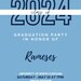 UNC Graduation Invitation, Editable Canva Template (digital Download ...