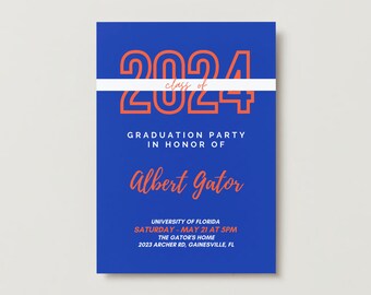 University of Alabama Graduation Invite I BAMA I UA Graduation ...