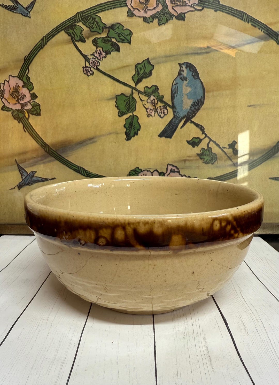 Vintage Pottery Bowl Made by Medalta - Etsy