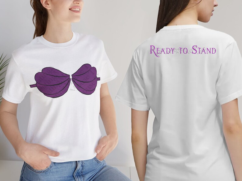 Ready to Stand Mermaid Shell Bra Ariel, Mermaid, Shells Shirt Design ...