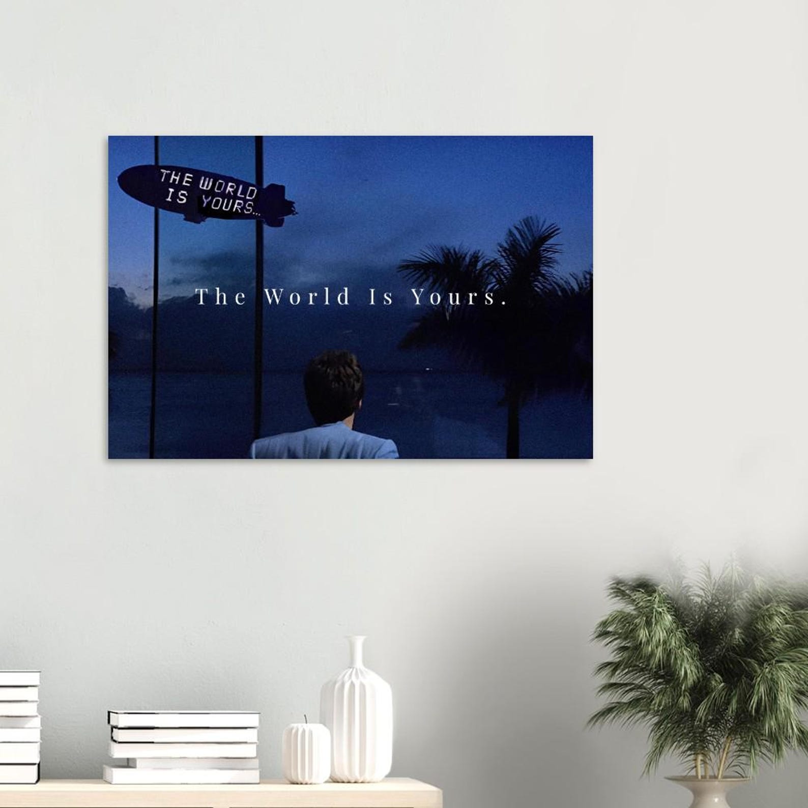 Scarface 'the World is Yours' Quote Poster - Etsy