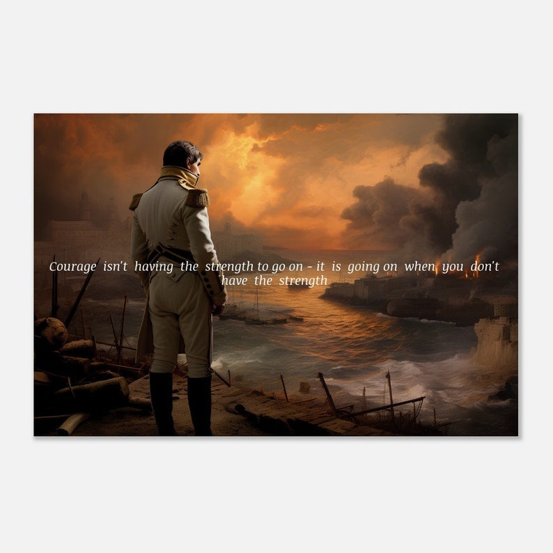 Napoleon Poster, Motivational Wall Art for Office or Room, Discipline ...