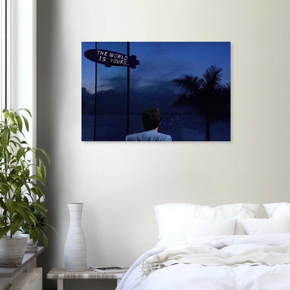 Scarface Poster of Scarface Tony Montana the World is Your Movie Scene ...