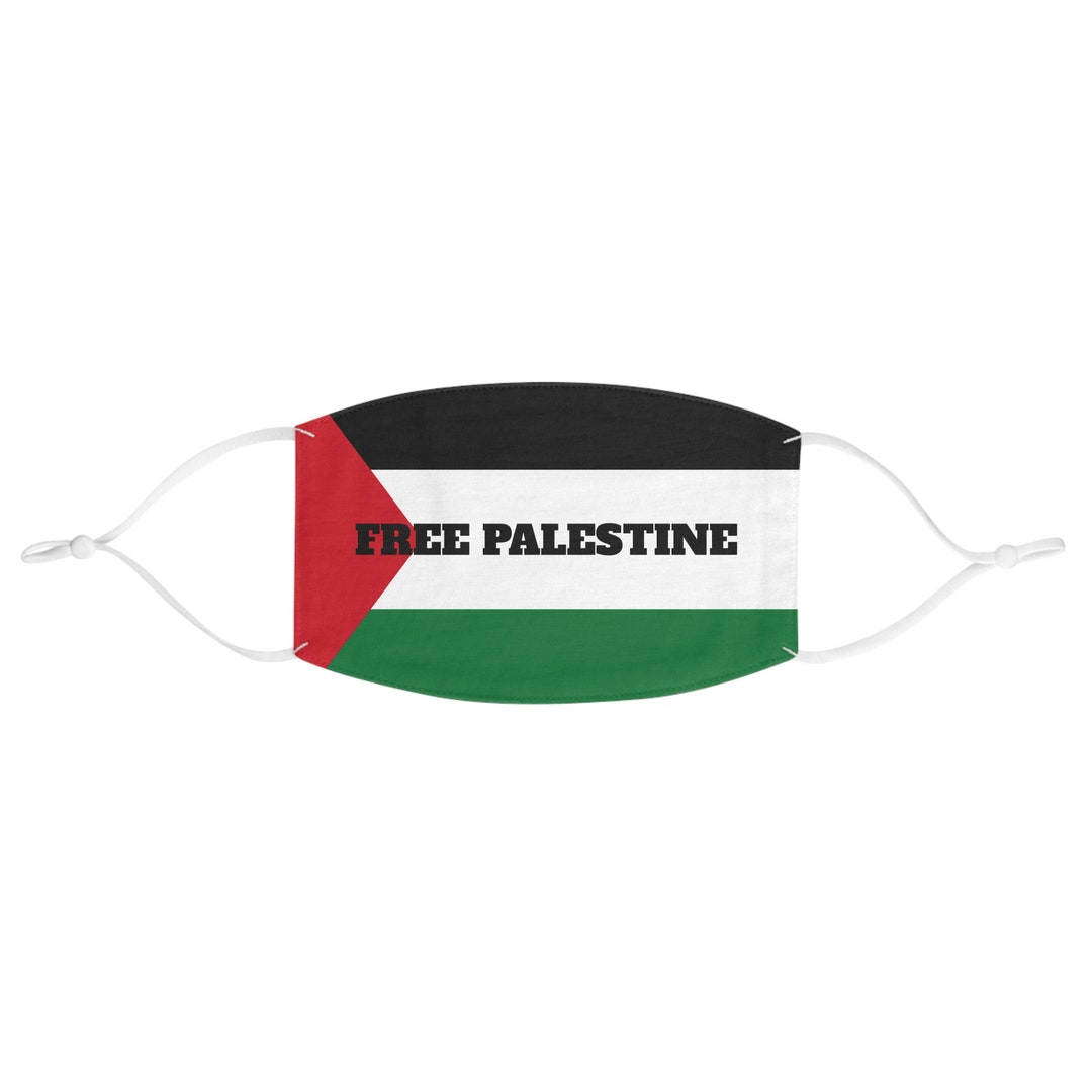Palestine Flag Face Mask, Free Palestine, Free Palestine Protest Mask ...