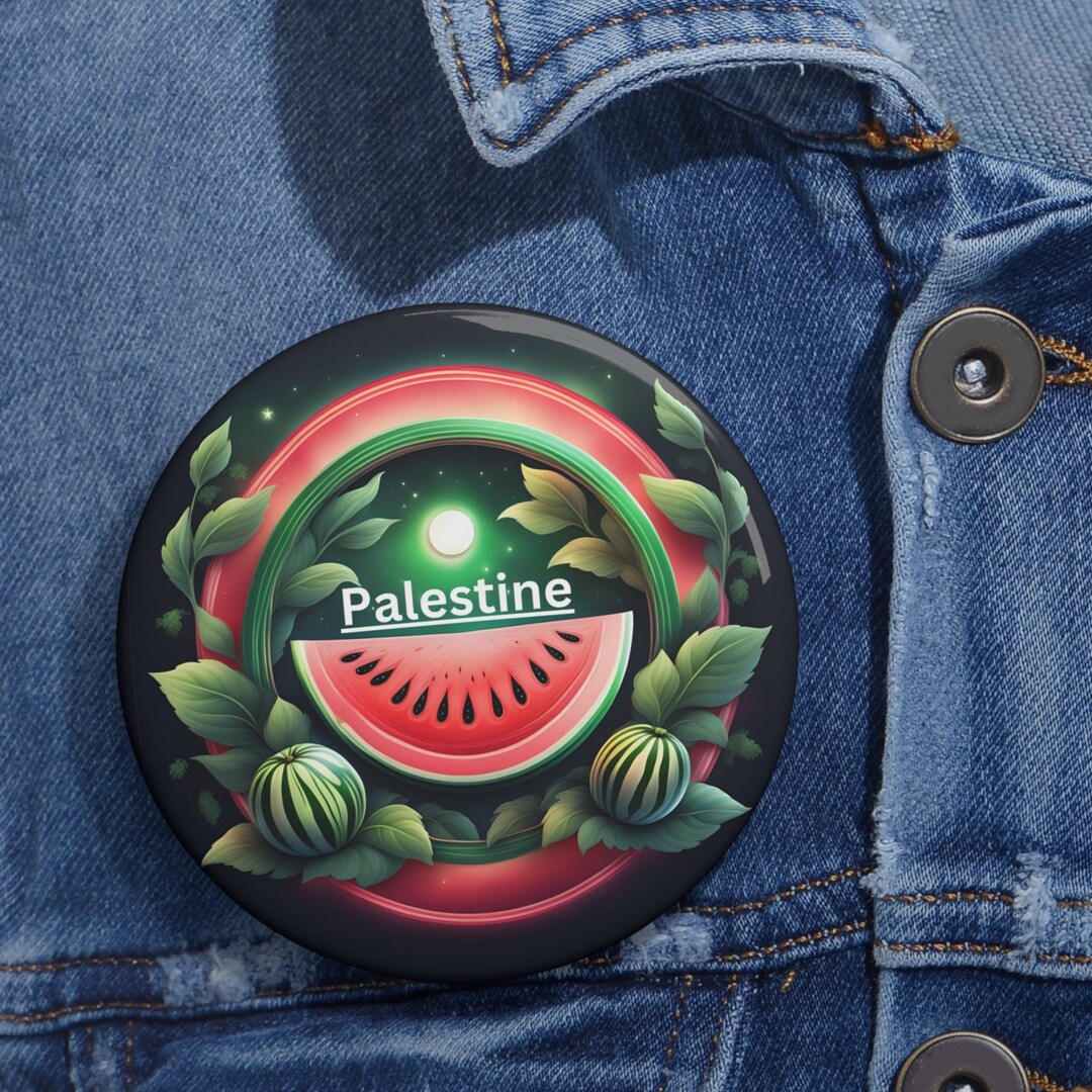 Palestine Watermelon Pin Free Palestine - Etsy